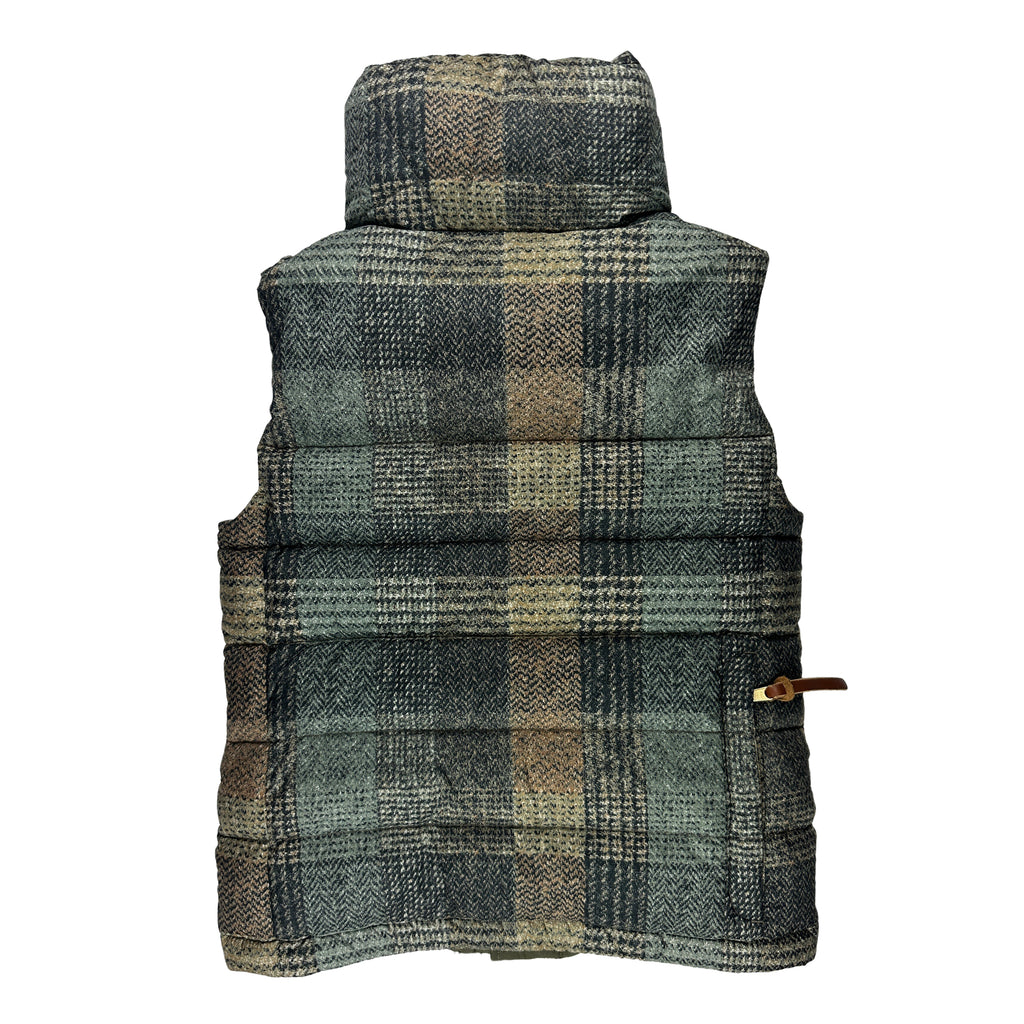Plaid Puffer Vest – faust