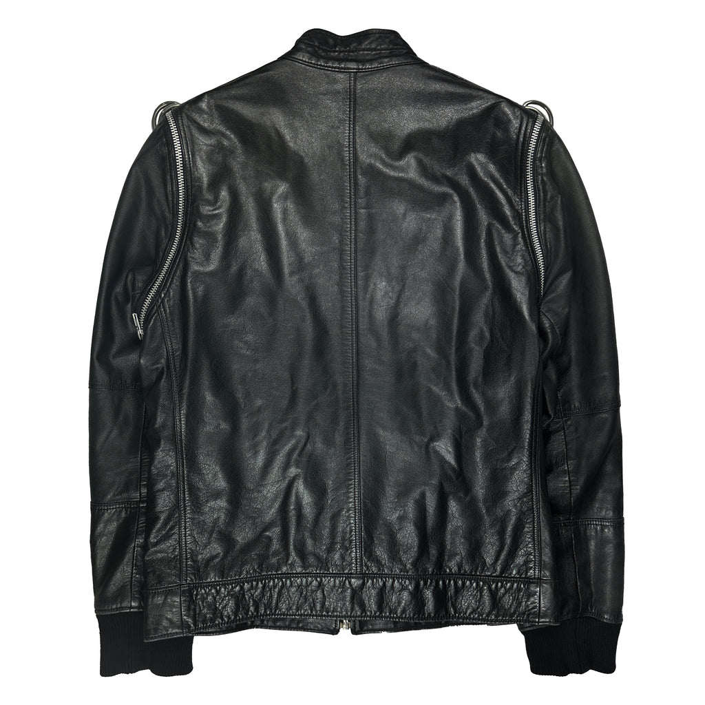SS07 Modular Leather Zipper Jacket – faust