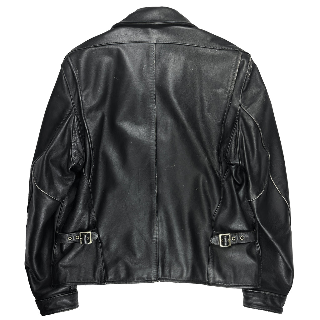 80's Leather Trucker Jacket – faust