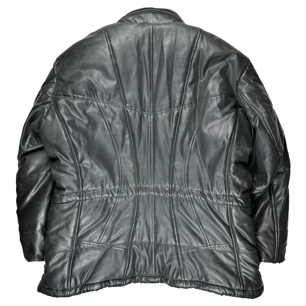 AW96 Leather Hooded Parka – faust