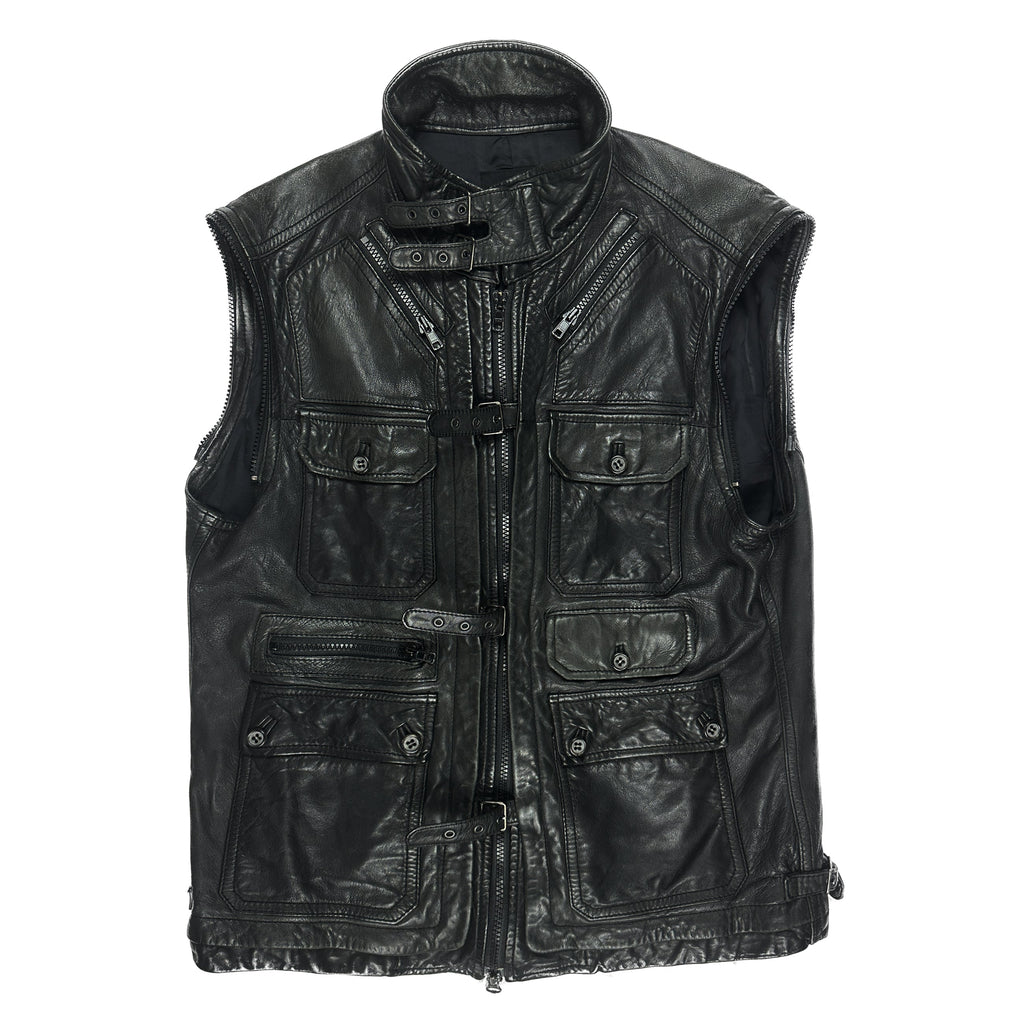Modular Leather Cargo Jacket – faust